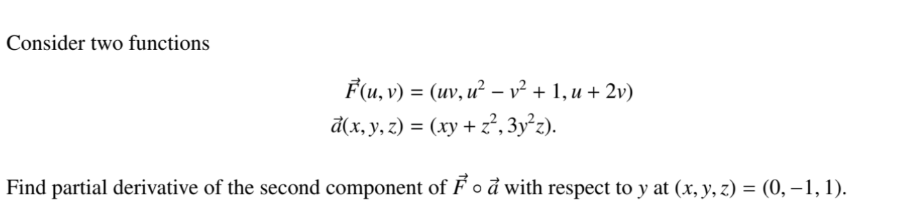 Solved Consider Two Functions