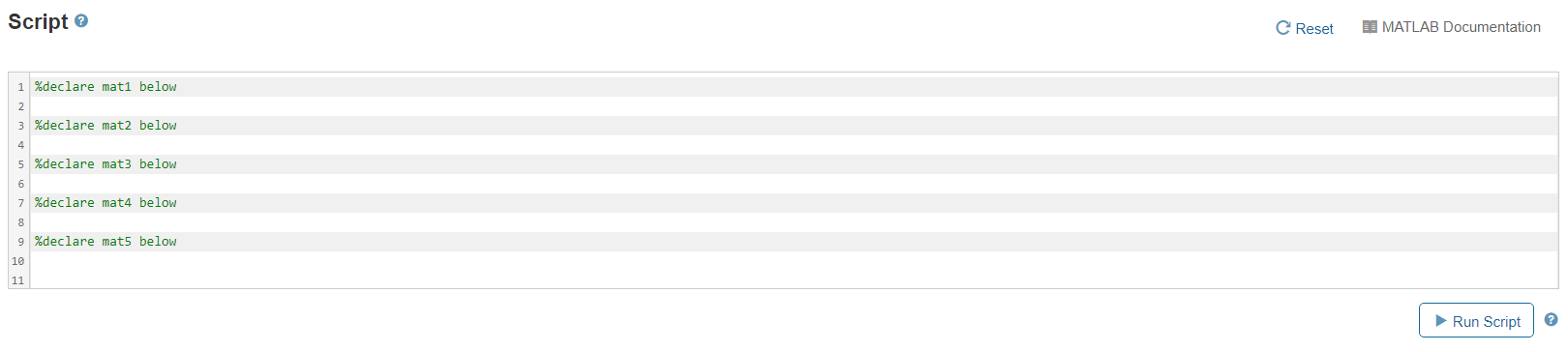 Solved Create the following matrices using the special | Chegg.com