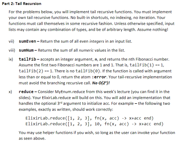 Create an Elixir source file called ElixirLab.ex. In | Chegg.com