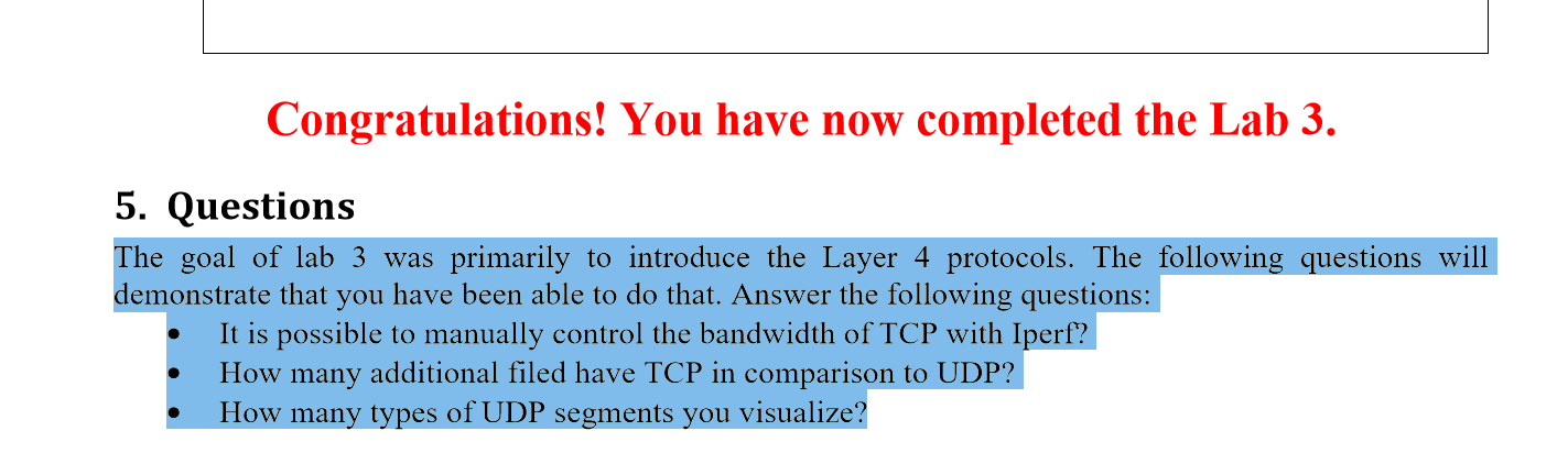 Solved The goal of lab 3 was primarily to introduce the | Chegg.com