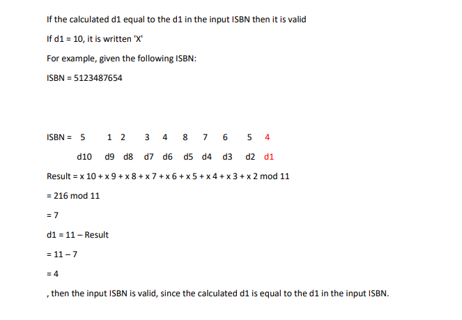 Solved Assignment: A - ISBN Checksum Generator Use Keil | Chegg.com