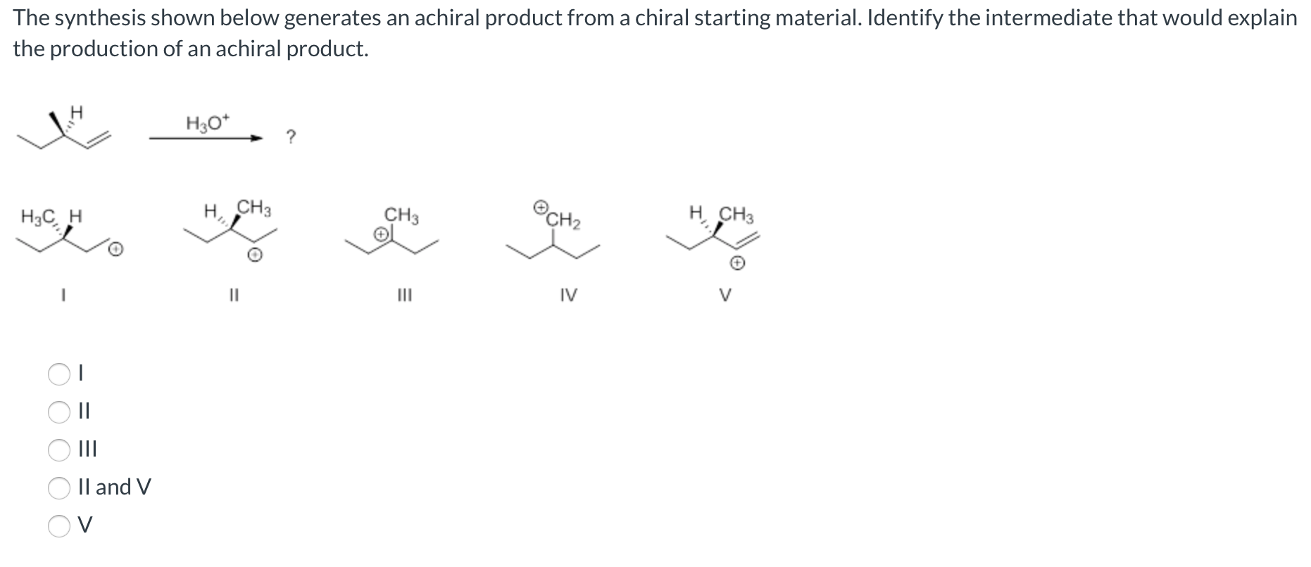 Solved The synthesis shown below generates an achiral | Chegg.com