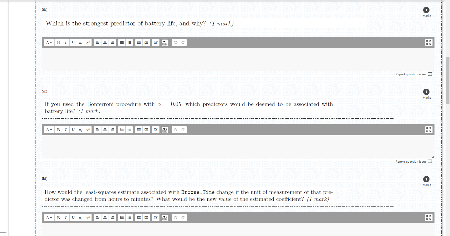 Figure 1: Multiple linear regression model fitting | Chegg.com
