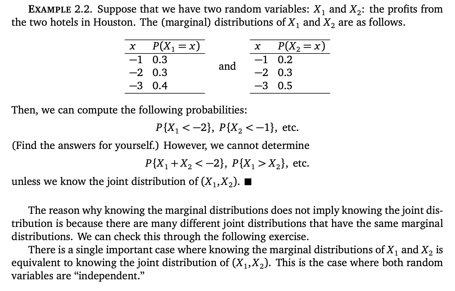 Solved Example 22 Suppose That We Have Two Random 