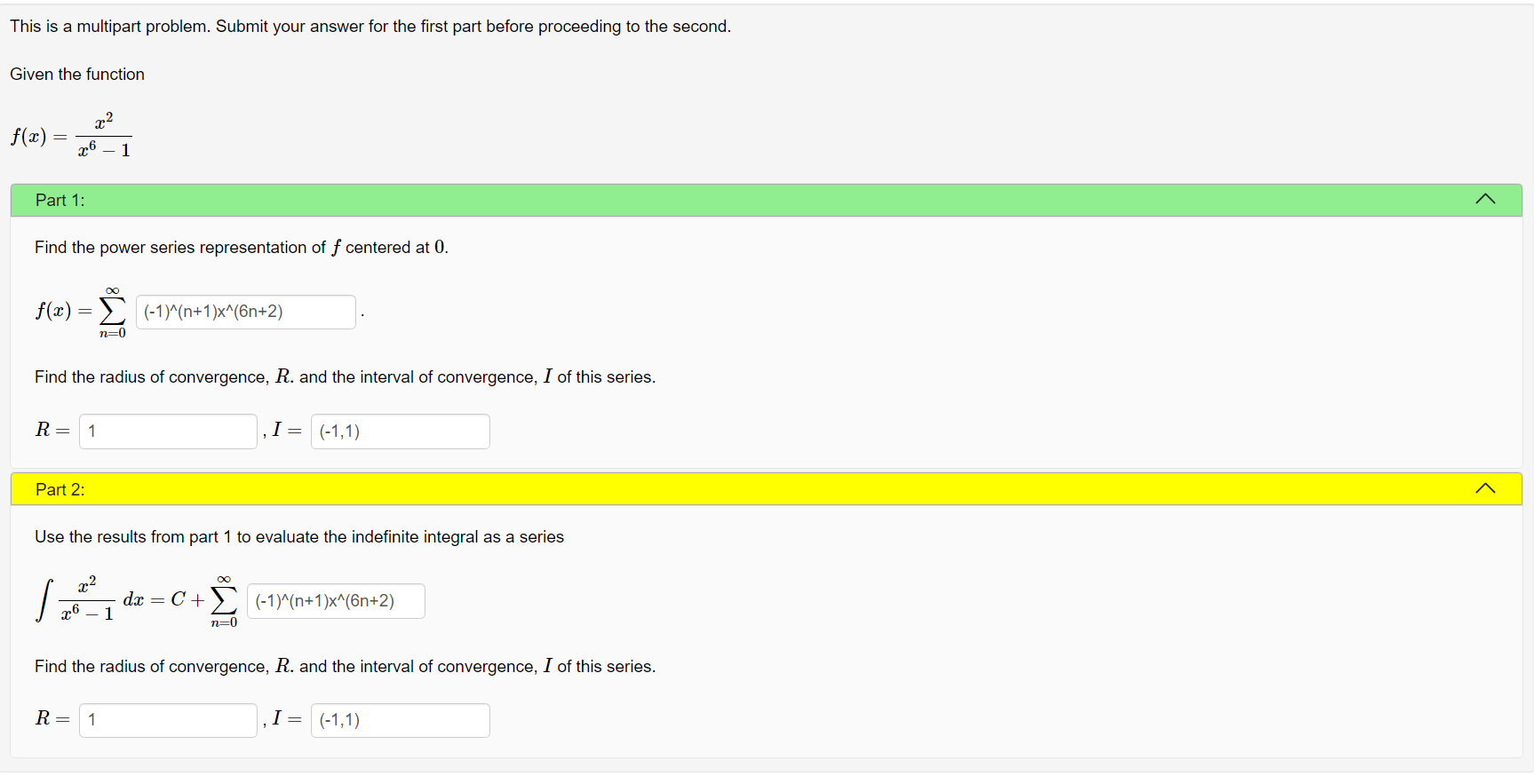 Solved This Is A Multipart Problem Submit Your Answer For 