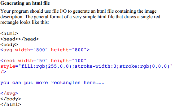 Im trying to Make a code that creates Mondrian style | Chegg.com