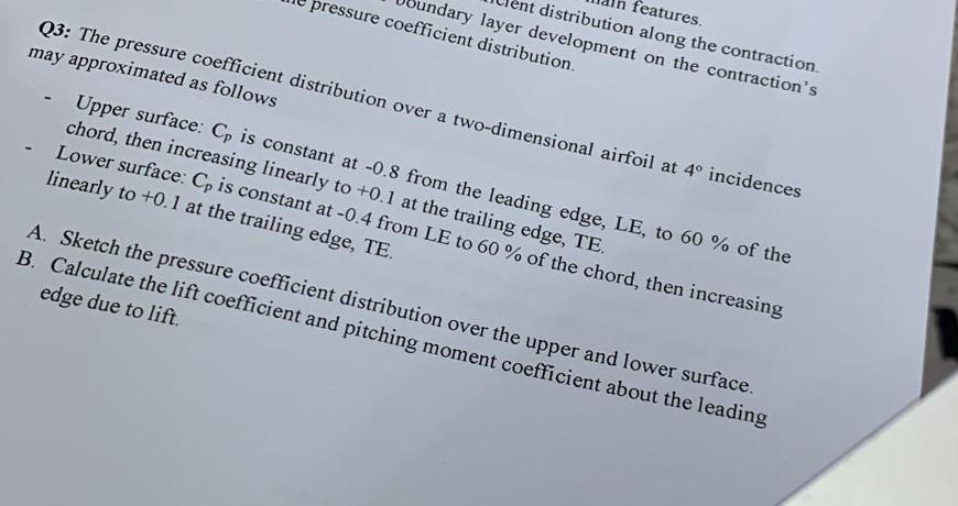 Solved Q2: Design a two-dimensional contraction with an area | Chegg.com