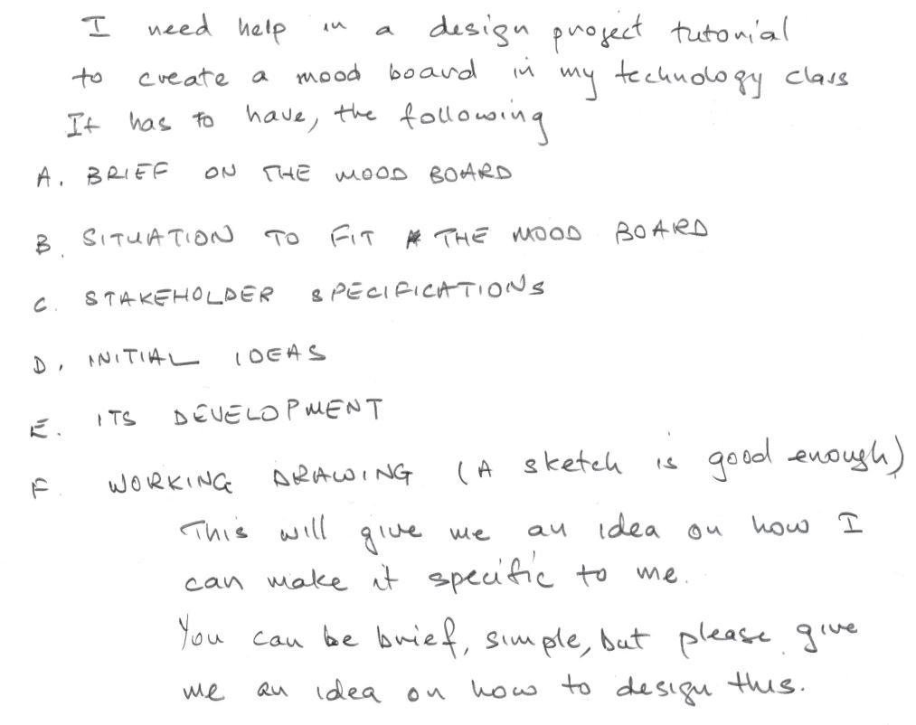 Solved need help iu a H to in I design project tutorial | Chegg.com