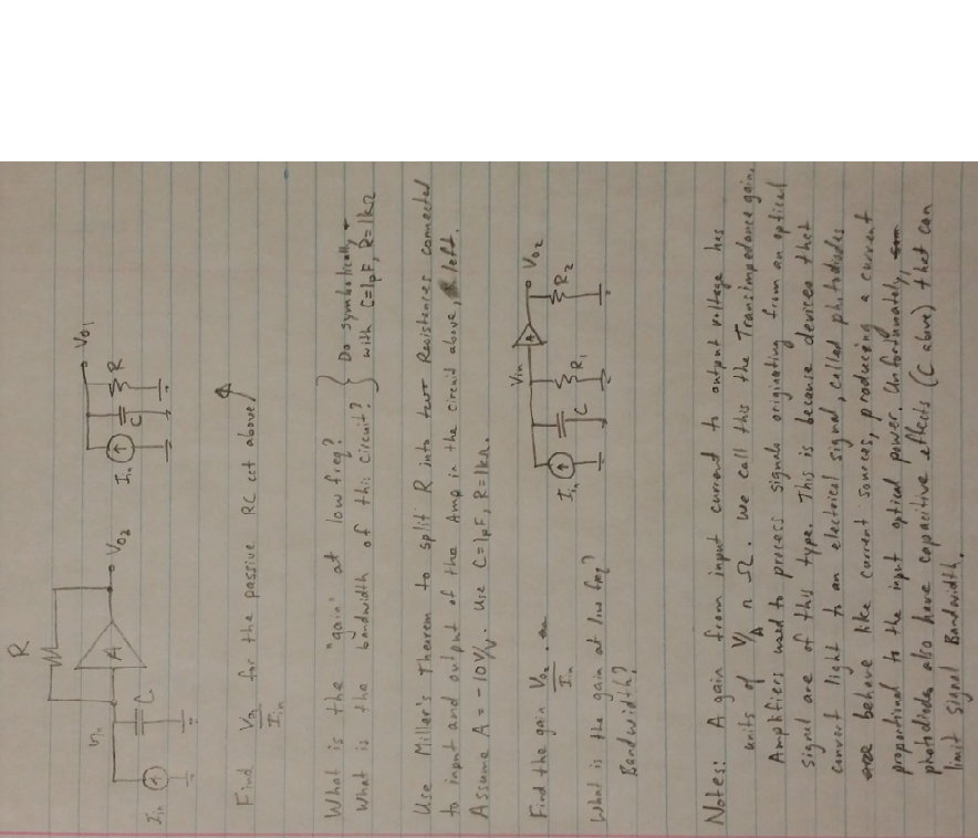 Solved Use Miller's Therem to split R into two Revistances | Chegg.com