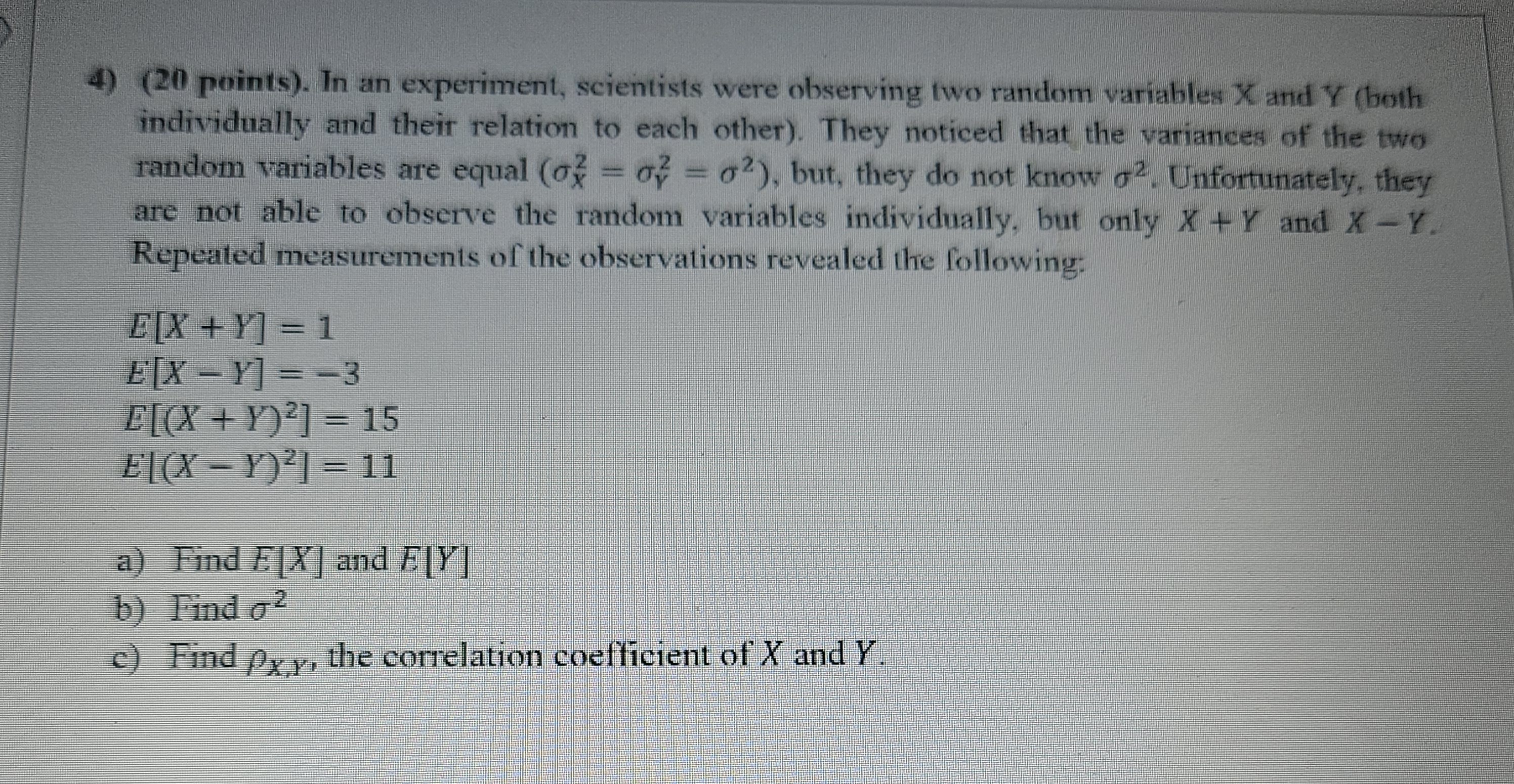 Solved Please solve a b cIn an ﻿experiment, scientists wire | Chegg.com
