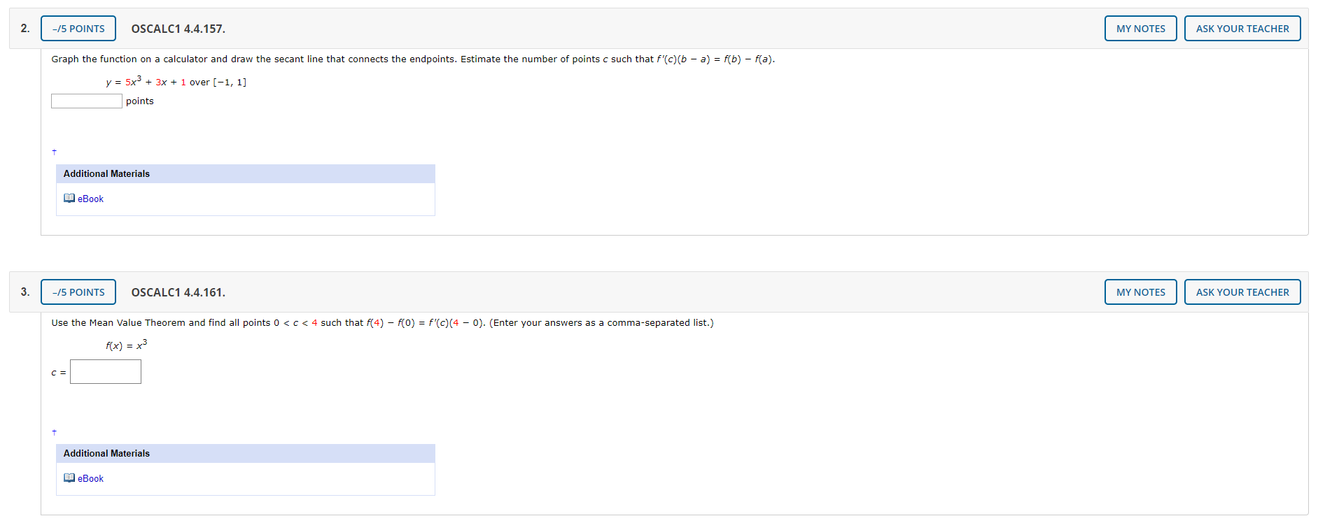 Solved 2. -15 POINTS OSCALC1 4.4.157. MY NOTES ASK YOUR | Chegg.com