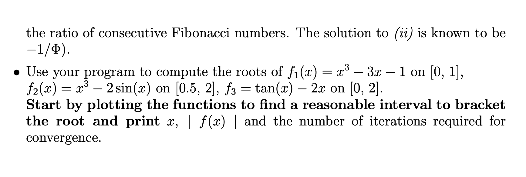 Solved • Implement A Function Bisection That Can Operate On 8956
