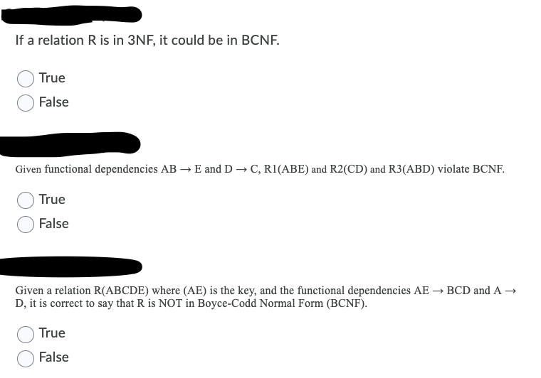Solved Given a relation R(ABCD) and the functional | Chegg.com