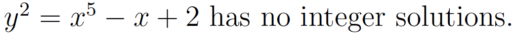 Solved y2 = 25 – x + 2 has no integer solutions. | Chegg.com