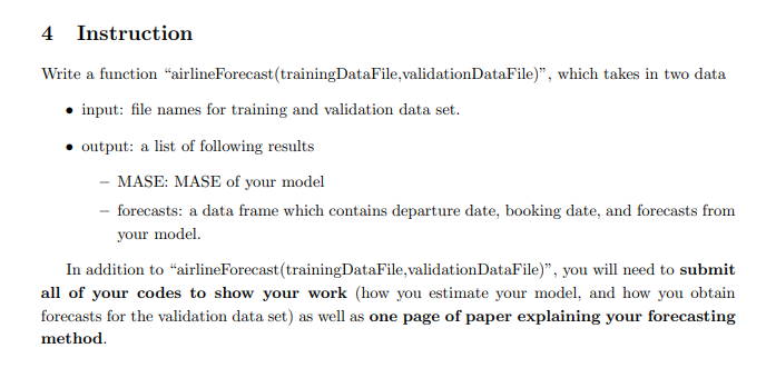 Problem Description - Demand Forecasting - Critical | Chegg.com