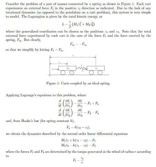 Solved Linear systems: Derive the state variable equations | Chegg.com