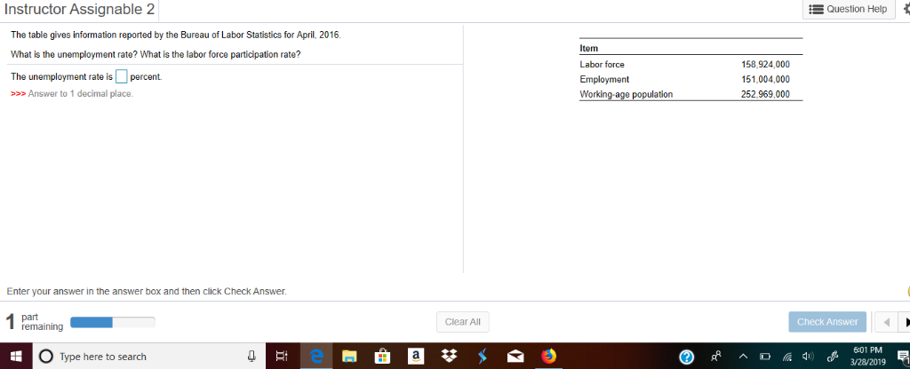 Solved Instructor Assignable 2 Question Help The table gives | Chegg.com