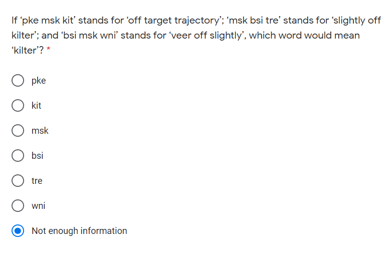 Solved If 'pke msk kit' stands for 'off target trajectory'; | Chegg.com