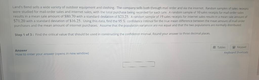 Solved step 2: find the standard error of sampling | Chegg.com