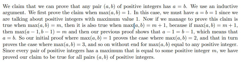 Solved Find the invalid steps in the proofs and explain | Chegg.com