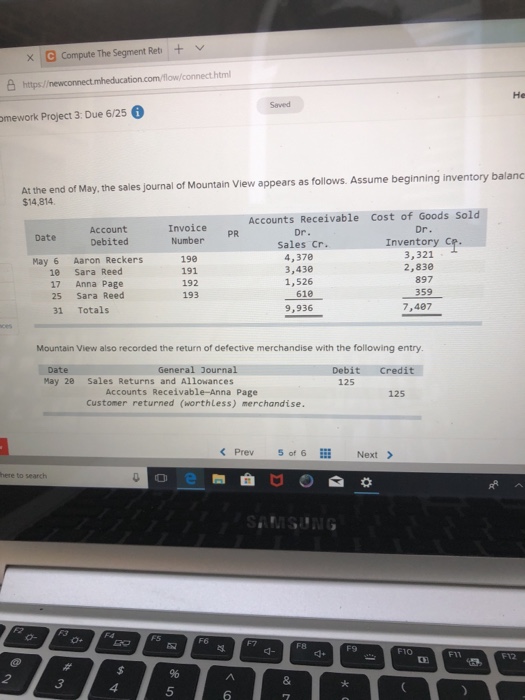 Solved × e compute The Segment Reti + ? htps/newconnect | Chegg.com