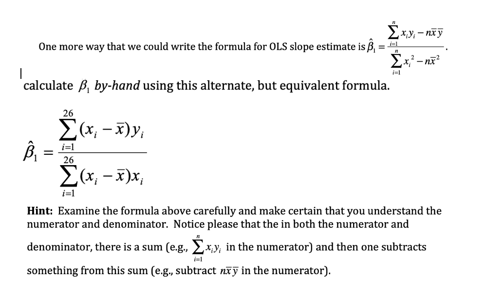 Solved = Ëx,y;- nx y One more way that we could write the | Chegg.com