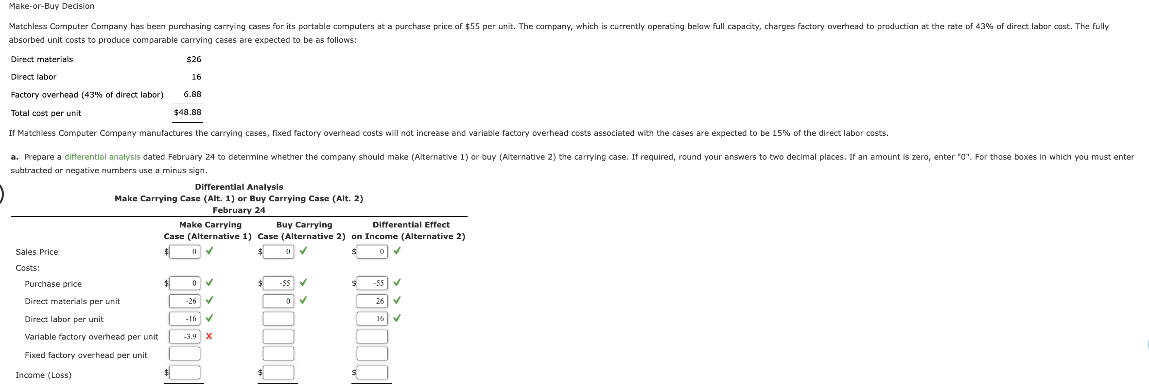 Solved subtracted or negative numbers use a minus sign. | Chegg.com