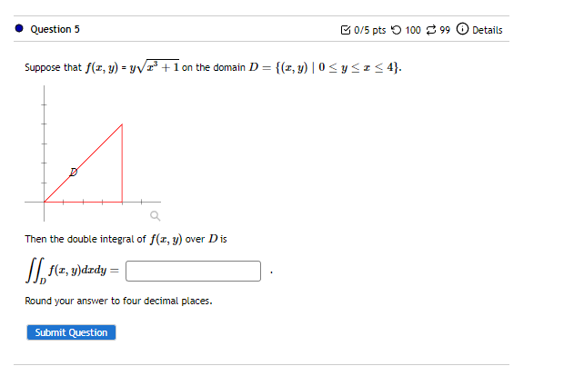 Solved Suppose that f(x,y)=yx3+1 on the domain | Chegg.com
