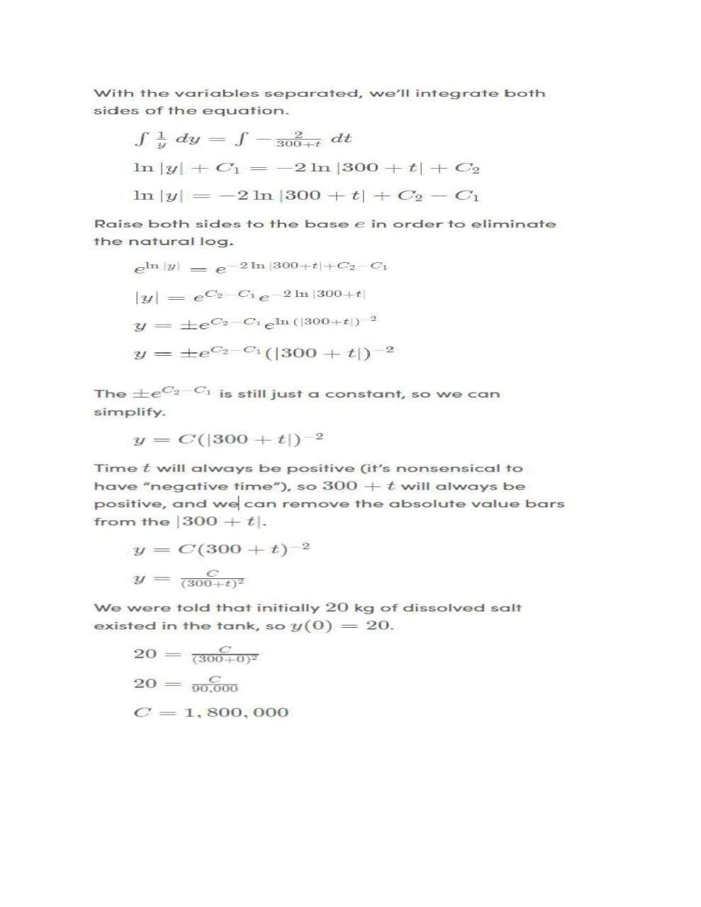 Solved PLEASE SOLVE USING MATLAB CODE A tank contains 1, 500 | Chegg.com