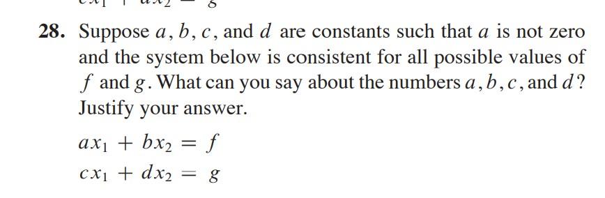 Solved 8. Suppose a,b,c, and d are constants such that a is | Chegg.com
