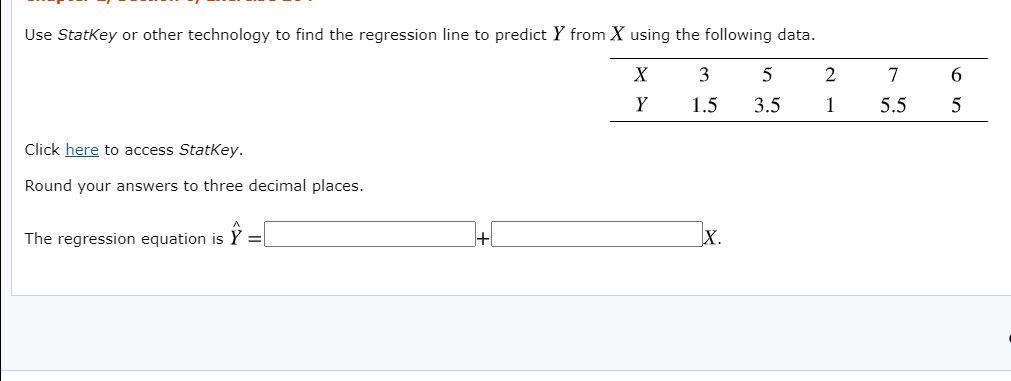 Solved Use Statkey or other technology to find the | Chegg.com Solved Use Statkey or other technology to find the | Chegg.com