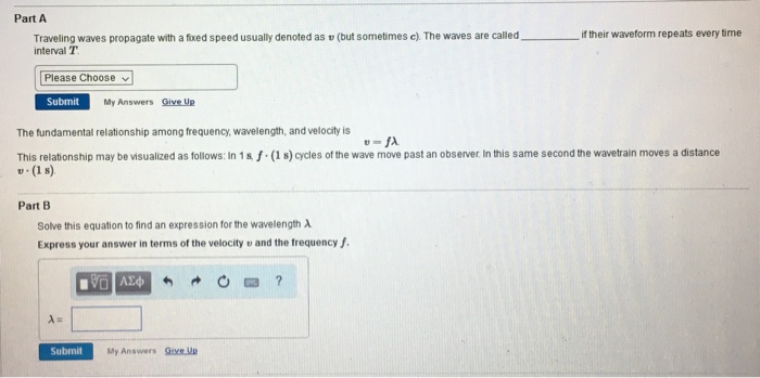 Solved Wave Notation Learning Goal: To understand the | Chegg.com