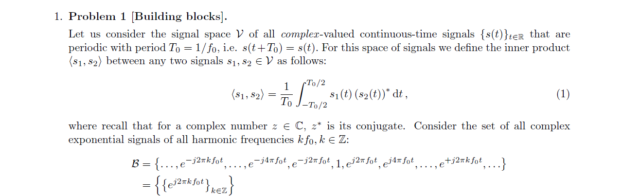 Solved Problem 1 [Building blocks]. Let us consider the | Chegg.com