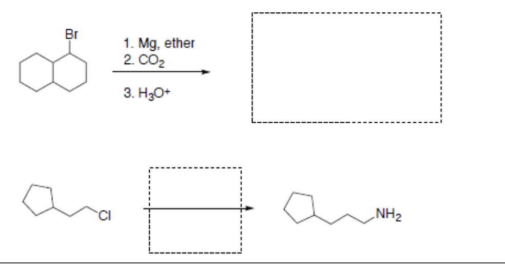 Solved 1. Mg, ether 2. CO2 3. H3O+ | Chegg.com