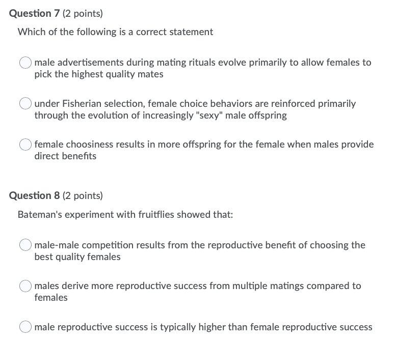 Solved Question 7 (2 points) Which of the following is a | Chegg.com