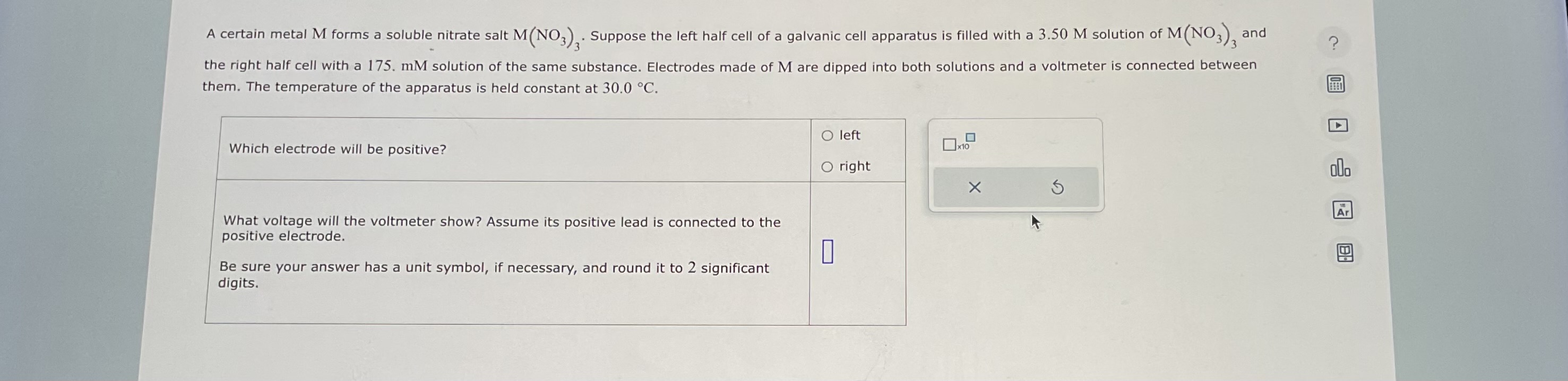 Solved A certain metal M forms a soluble nitrate salt | Chegg.com