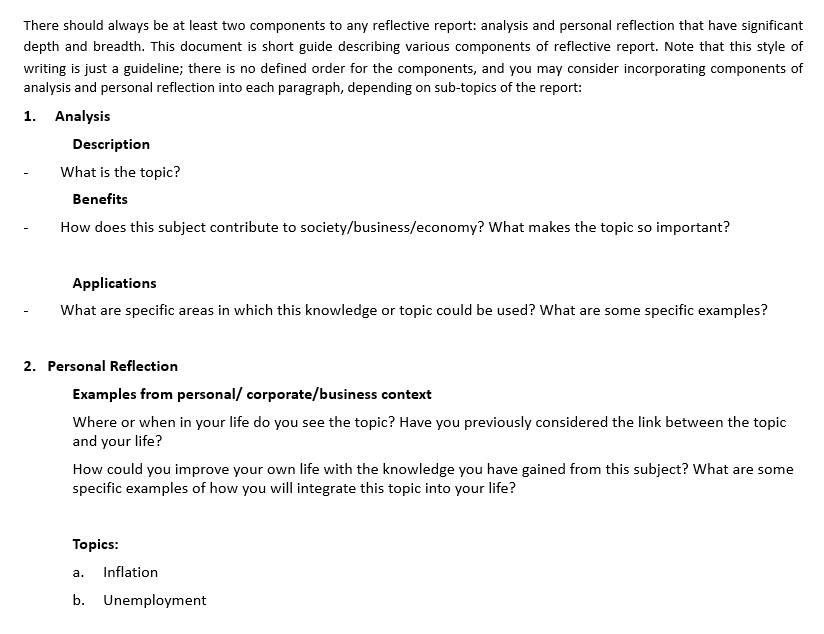 Solved There should always be at least two components to any | Chegg.com