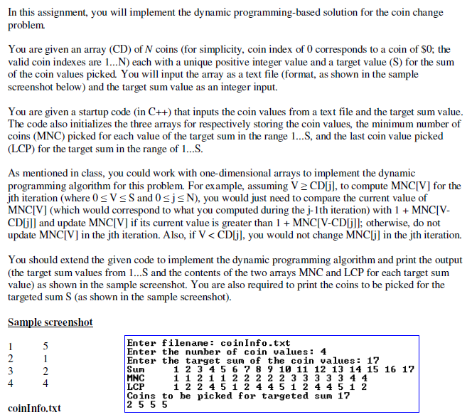 Solved Please modify the C++ code given below and | Chegg.com
