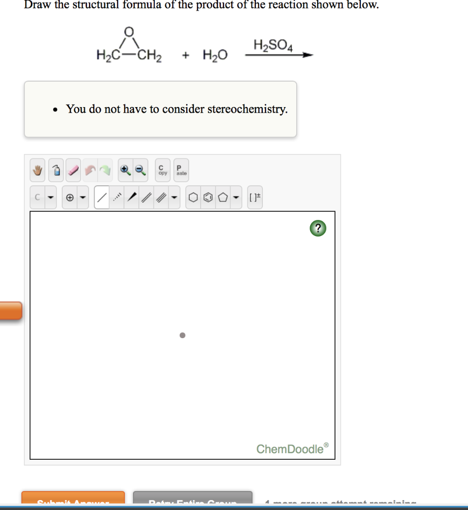 Solved Draw structural formulas for the products of the | Chegg.com