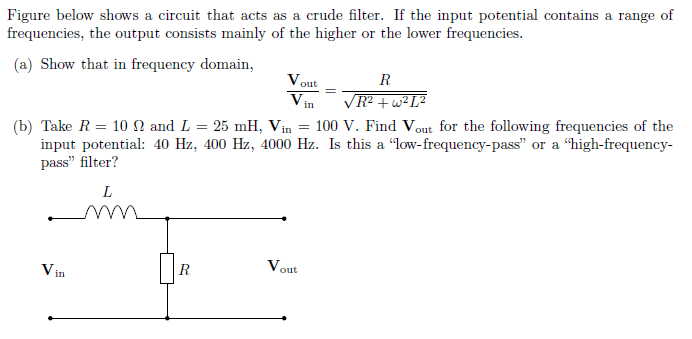 Solved Figure below shows a circuit that acts as a crude | Chegg.com
