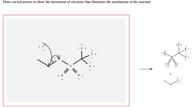 Solved Draw curved arrows to show the movement of electrons | Chegg.com