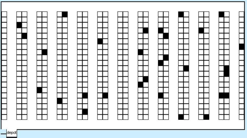 Solved a- Draw the pick path for the following order using | Chegg.com