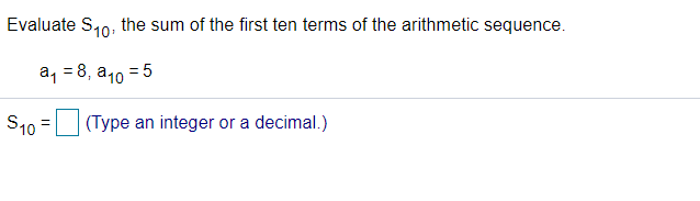Solved Evaluate S10, the sum of the first ten terms of the | Chegg.com