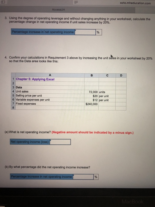 Solved AccessUH 1 Chapter 5: Applying Excel 3 Data 4 Unit | Chegg.com