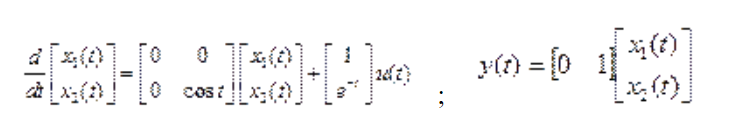 Solved In linear time varying system,input u (t) and output | Chegg.com