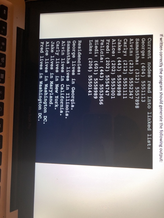 Solved Create a program that reads a file name.txt into a | Chegg.com