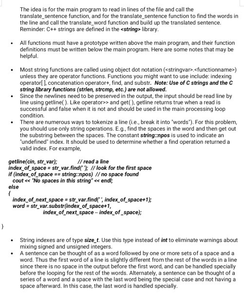 Solved Write a program in a file named piglatin.cpp that | Chegg.com