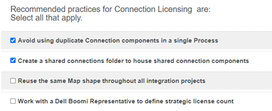 Solved Recommended practices for Connection Licensing are: | Chegg.com