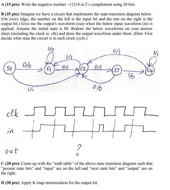 Solved Imagine we have a circuit that implements the state | Chegg.com