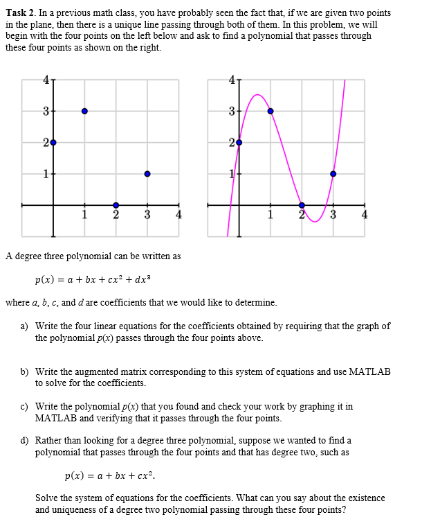 Solved Please explain step by step for task 2, 3, do not | Chegg.com